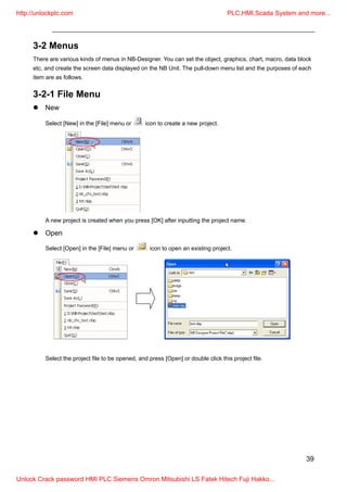 NB Designer Manual Operation [unlockplc.com] | PDF