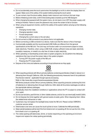 NB Designer Manual Operation [unlockplc.com] | PDF