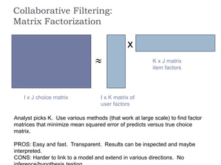 Recommenders, Topics, and Text | PPTX