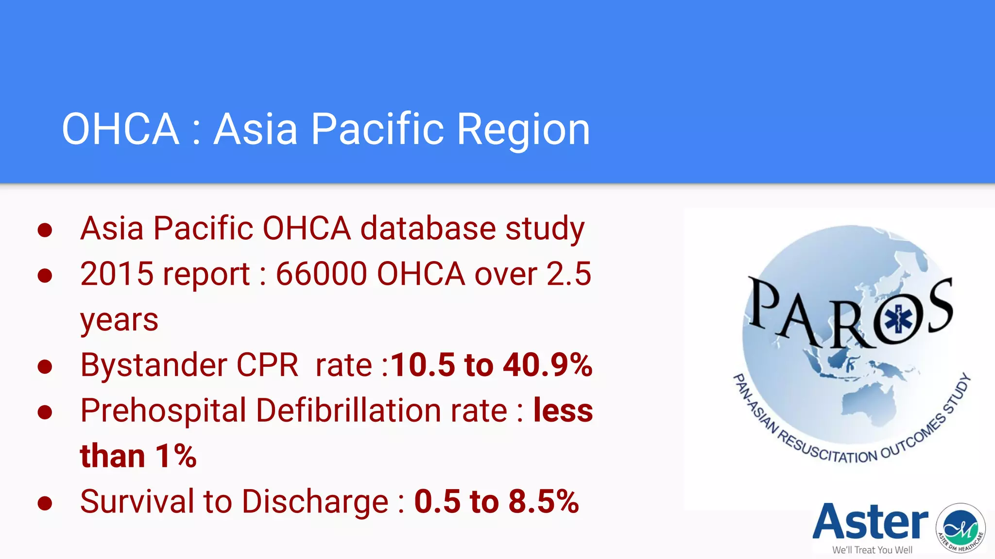 Out of hospital cardiac arrest (ohca): where we are.. ?? | PDF