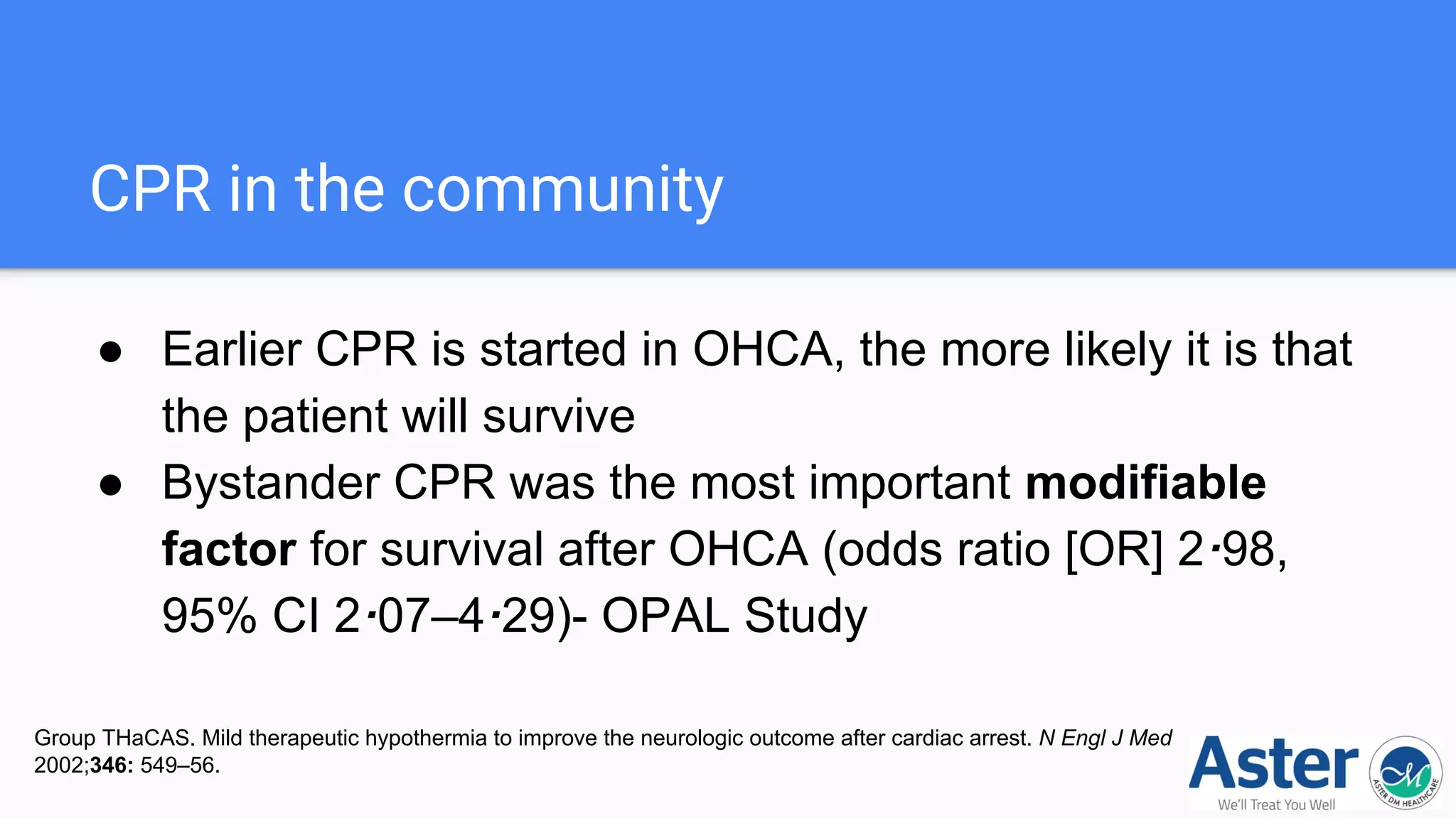 Out of hospital cardiac arrest (ohca): where we are.. ?? | PDF