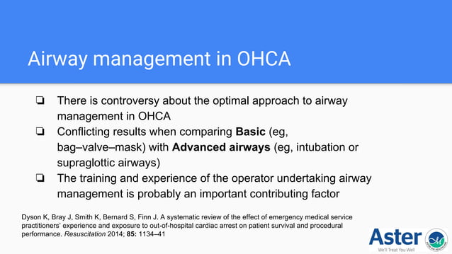 Out of hospital cardiac arrest (ohca): where we are.. ?? | PDF