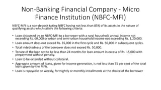 NBFC , Non Banking Financial Company | PPTX