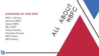 NBFC - All About NBFC | PPT