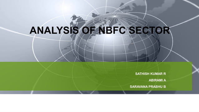 Nbfc industry analysis | PPT