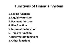 FINANCIAL SYSTEM- FORMAL AND INFORMAL - AND INTRODUCTION TO NBFC | PPTX