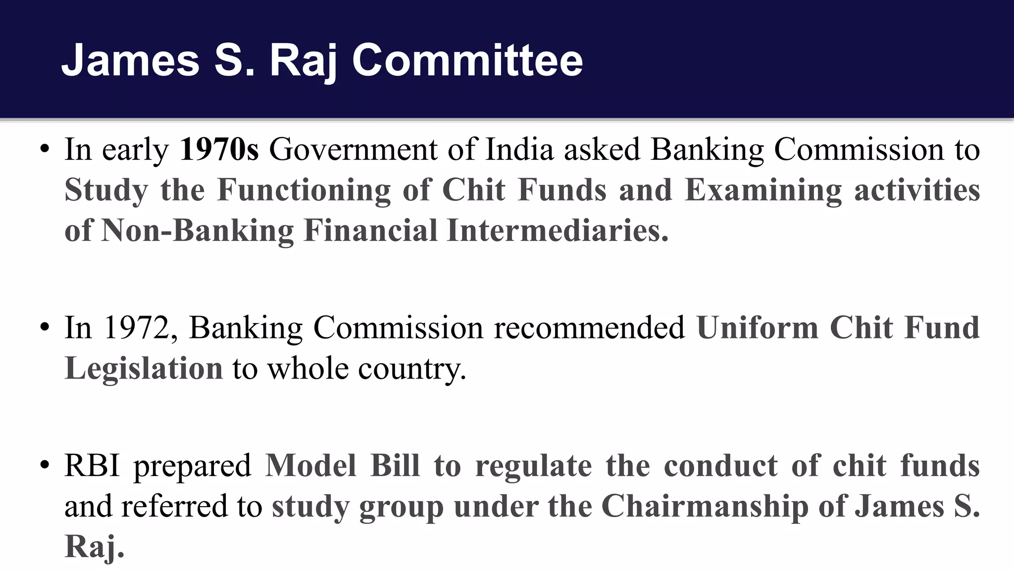 History of Non-Banking Financial Companies Classification of Non ...