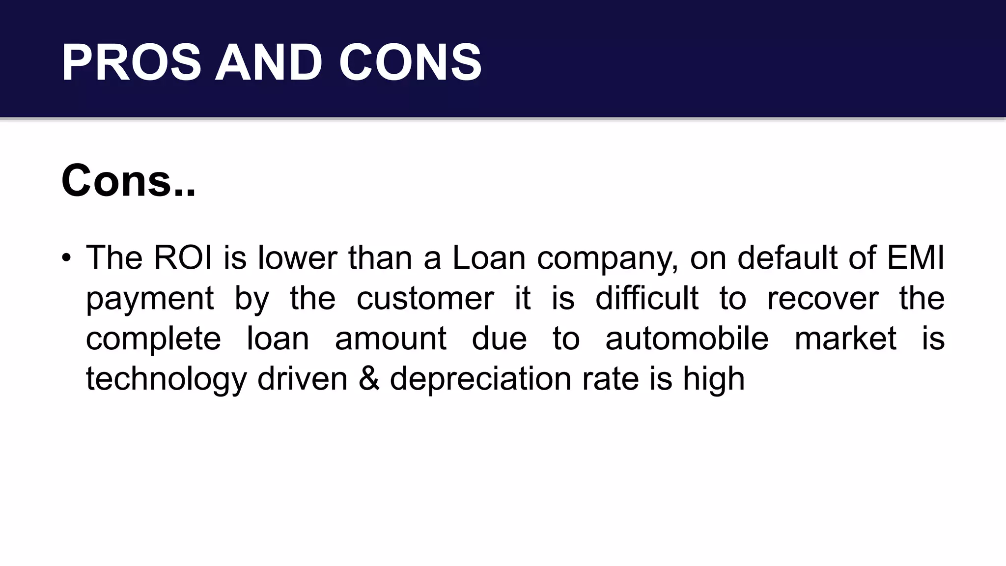 History of Non-Banking Financial Companies Classification of Non ...