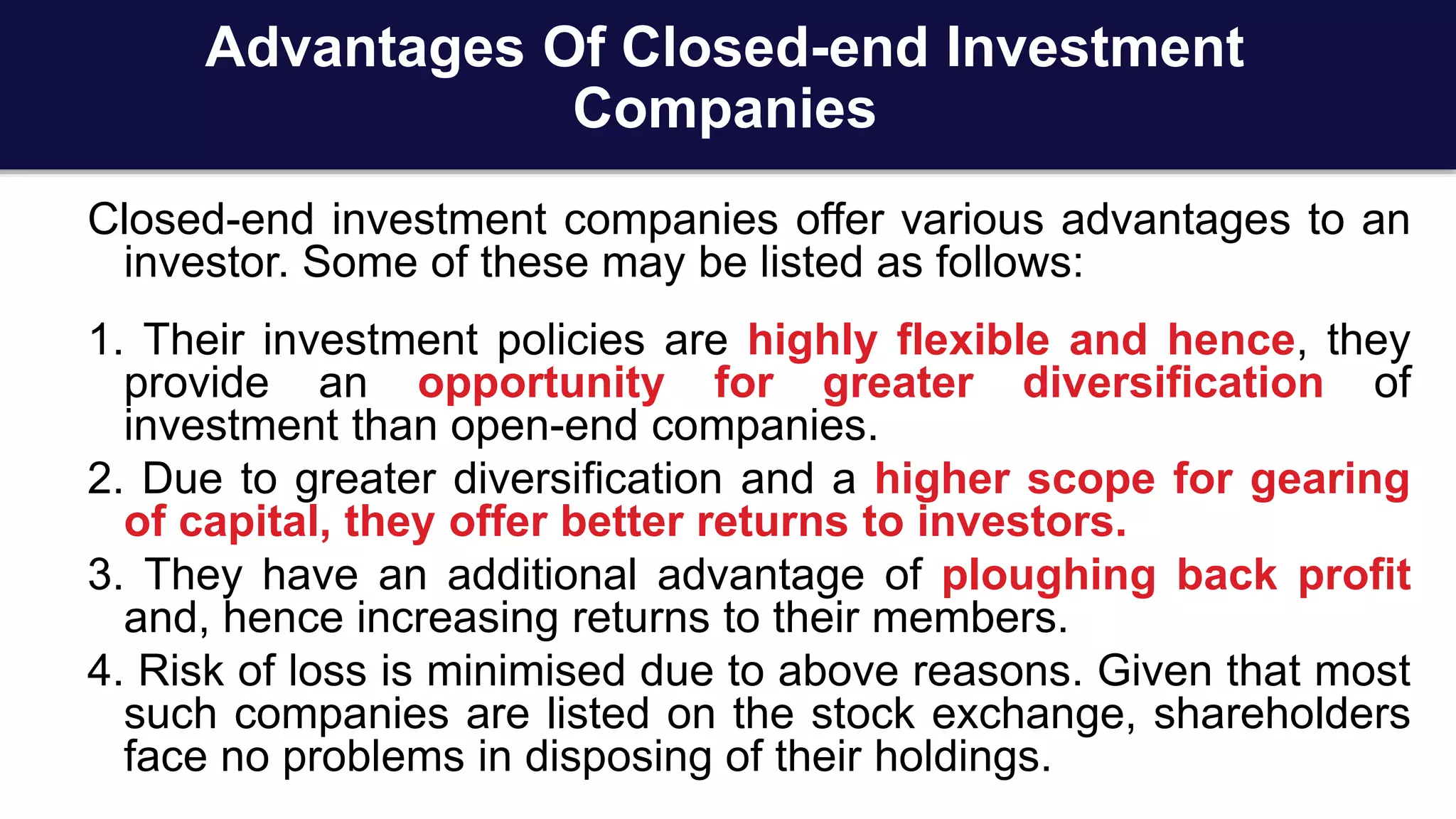 History of Non-Banking Financial Companies Classification of Non ...