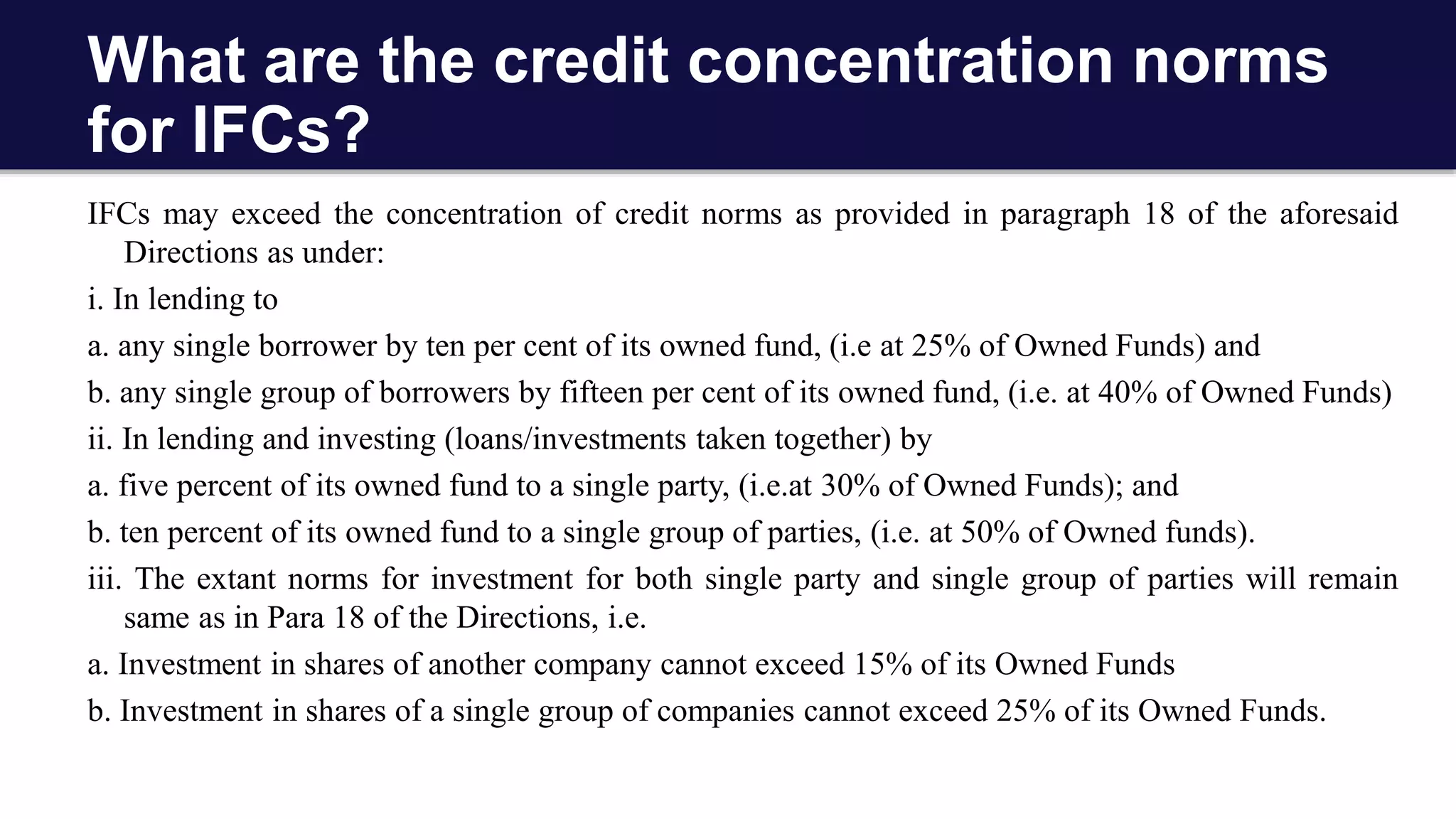 History of Non-Banking Financial Companies Classification of Non ...