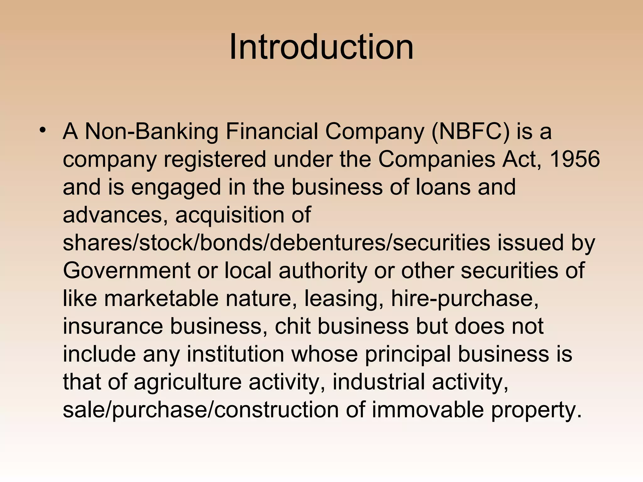 Nbfc ppt | PPT