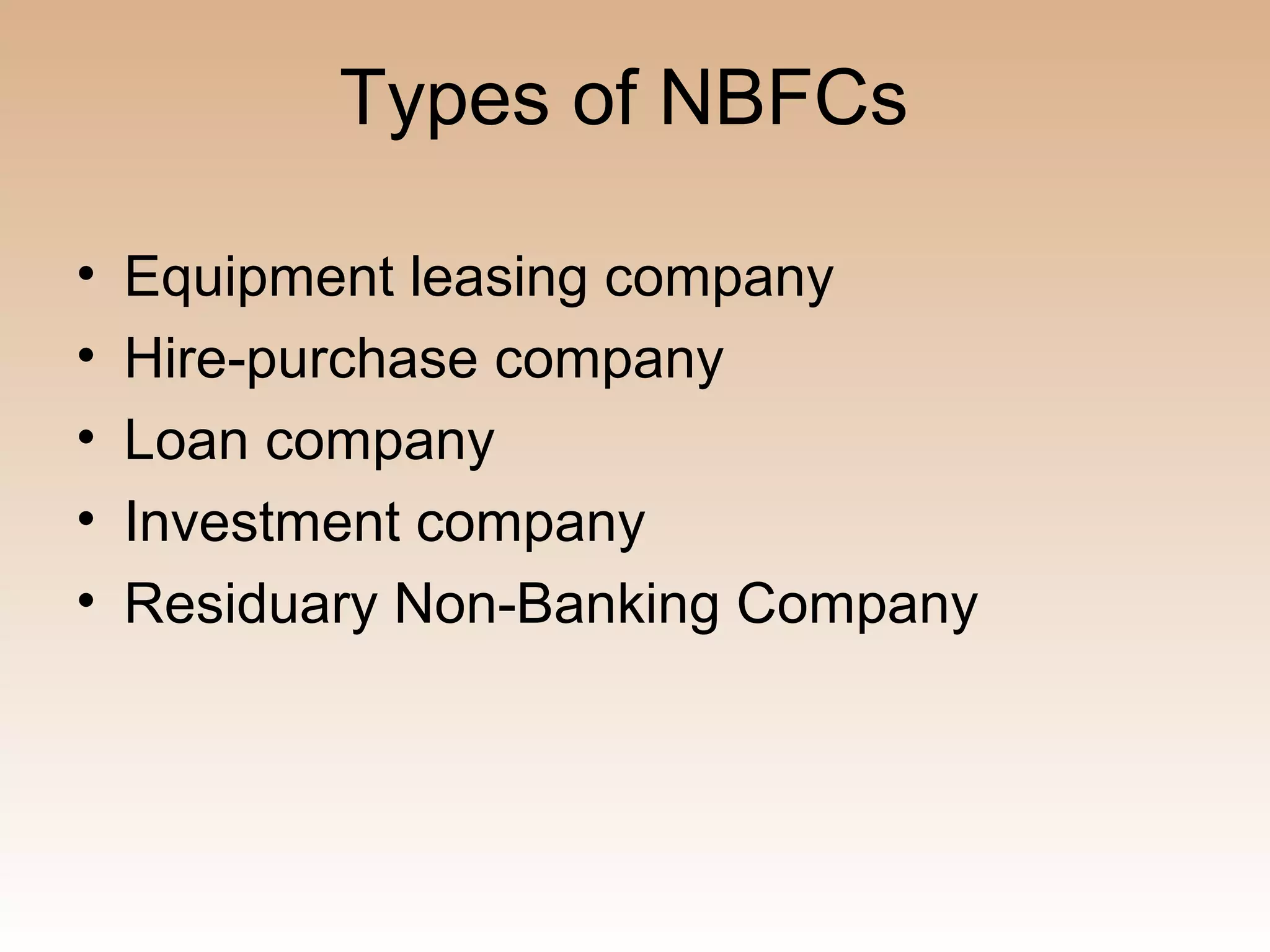Nbfc ppt | PPT