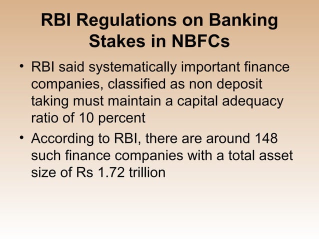 Nbfc ppt | PPT