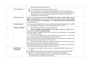 NBFC prudential norms checklist | PDF