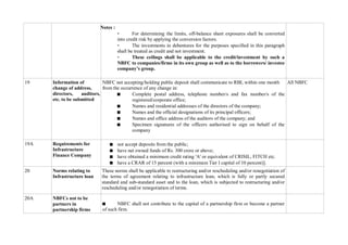 NBFC prudential norms checklist | PPT | Free Download