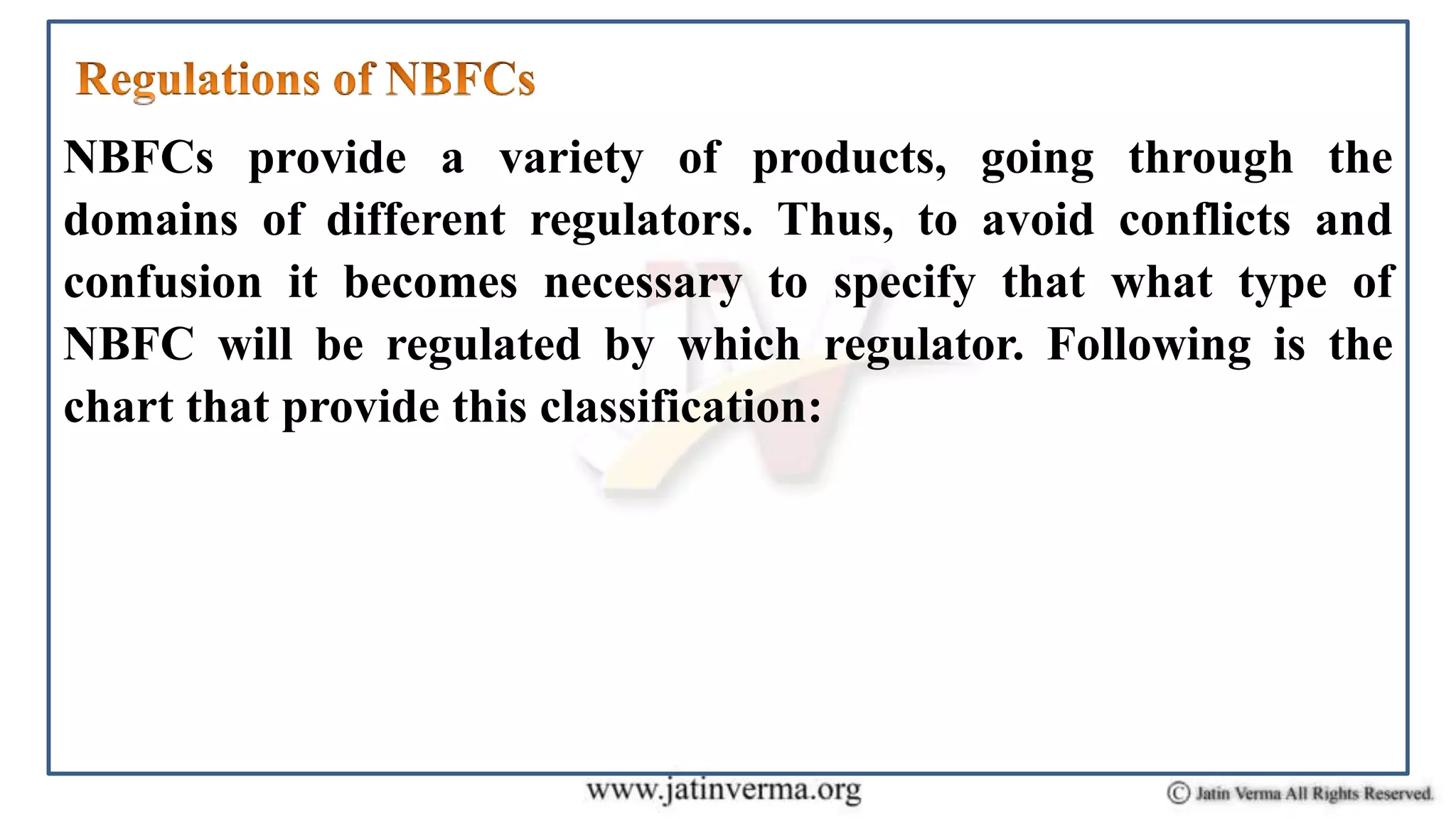 Non-Banking Financial Corporation (NBFC) | PPTX