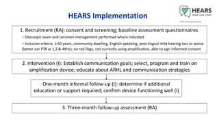 NB HEARS: Trial of a community-based approach to hearing health equity ...