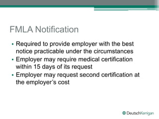 ADA and FMLA | PPTX