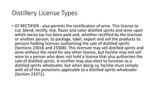 NBI Brewery & Distillery Law | PPTX