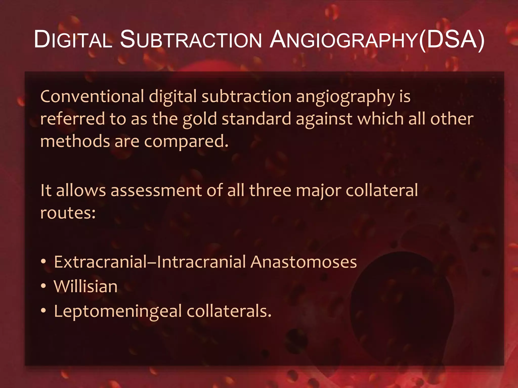 Collateral Blood Flow Dynamics in Stroke | PPT