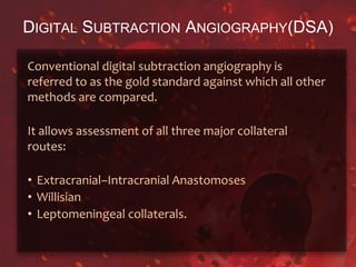 Collateral Blood Flow Dynamics in Stroke | PPT