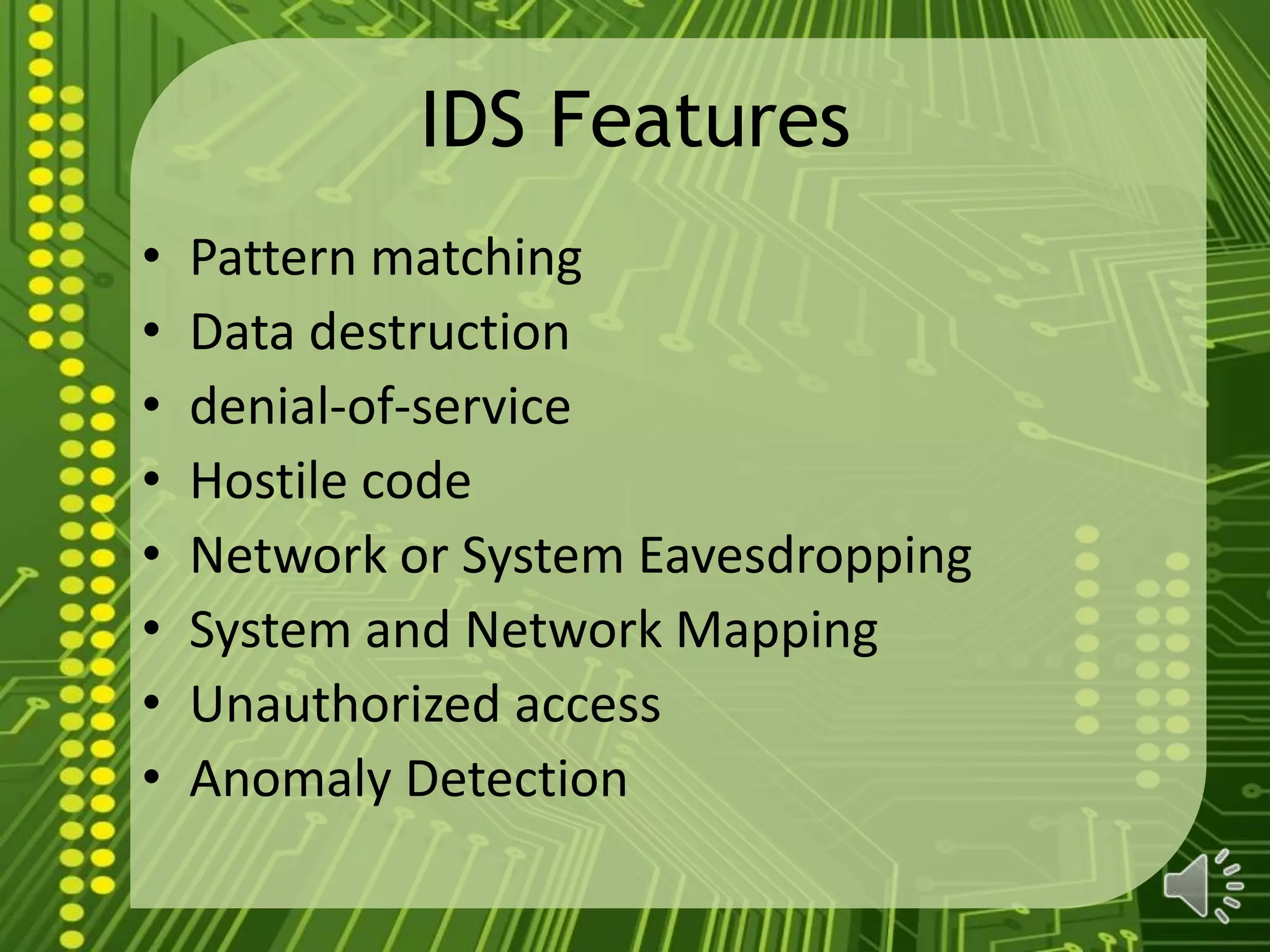 Network-Based Intrusion Detection System | PPT