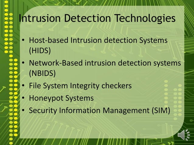Network-Based Intrusion Detection System | PPT | Information and ...