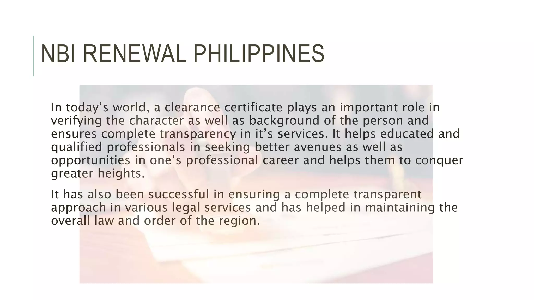 NBI Renewal Philippines.pptx