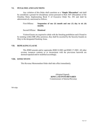 (BIR) Revenue Memo Order No. 16-2012 | PDF