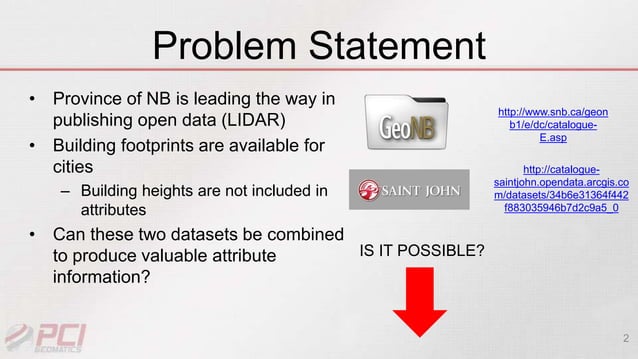 Geonb Lidar And Building Footprints Ppt