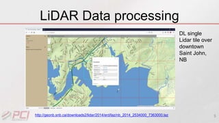 GeoNB Lidar and Building Footprints | PPTX | Technology & Computing