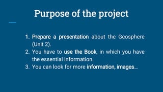 Project about geosphere | PPT