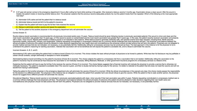 NBME 14 - ANSWERS.pdf for usmle step 2 CK | PDF