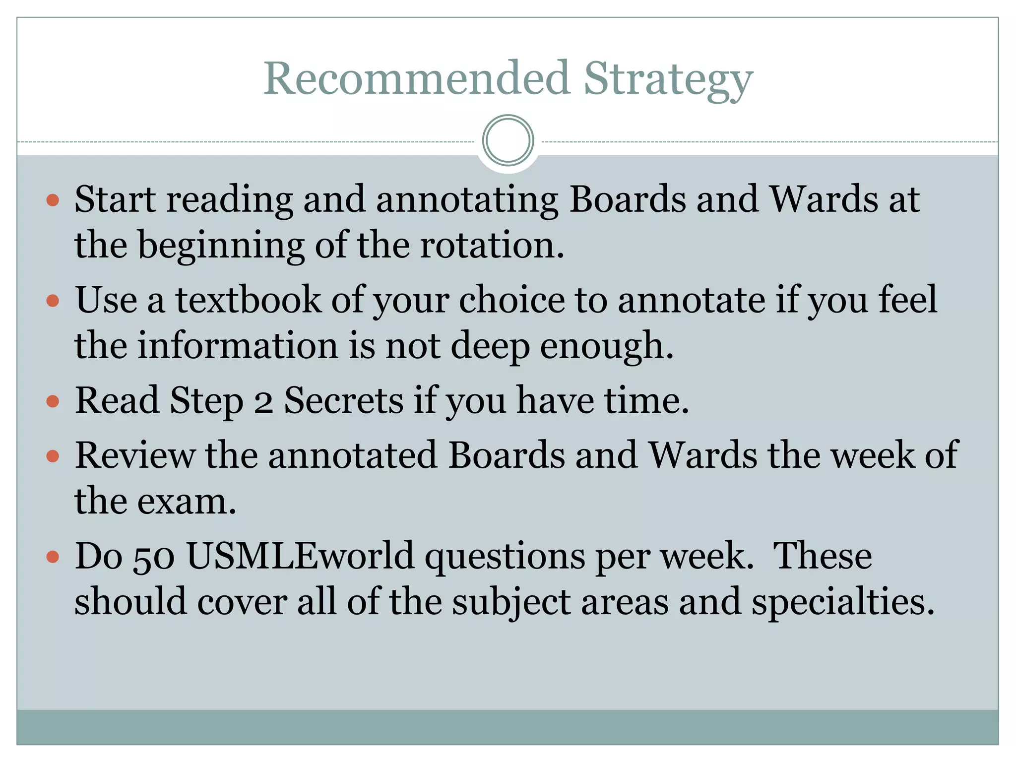 NBME Clinical Shelf Strategies.ppt