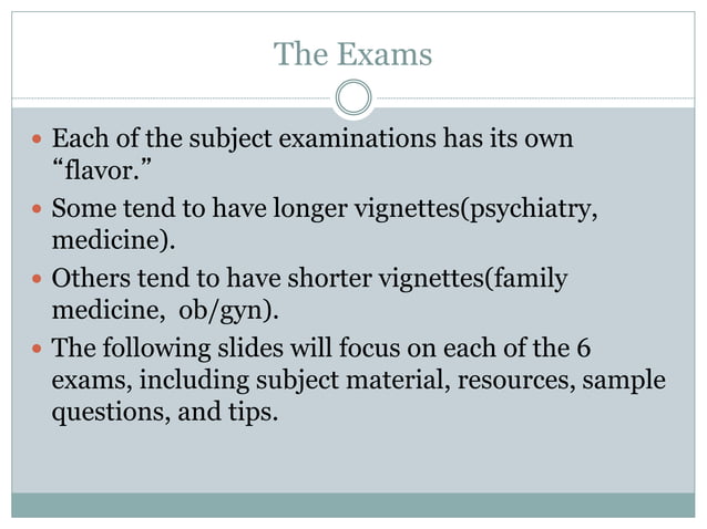 NBME Clinical Shelf Strategies.ppt