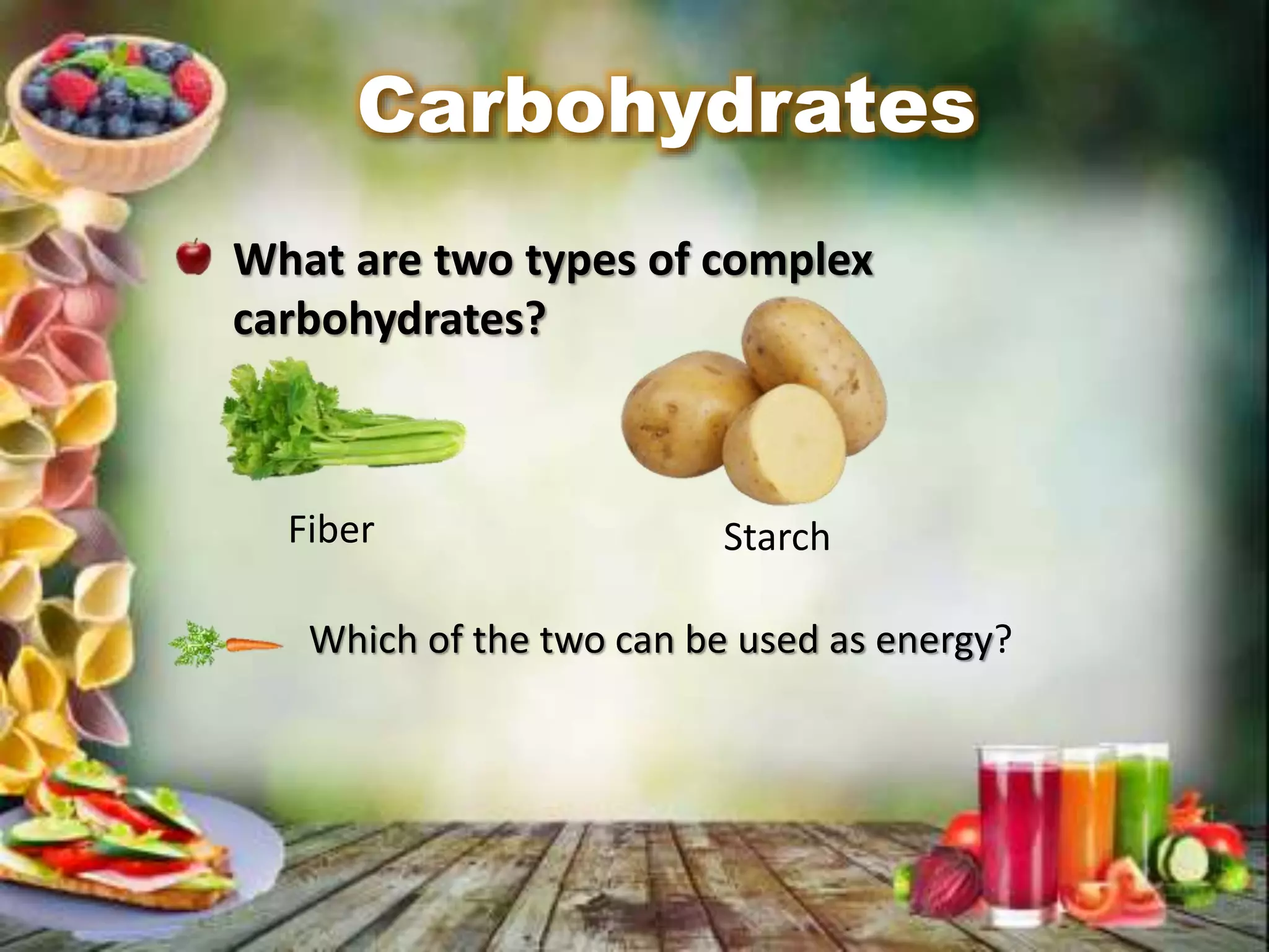 Nutrition Basics : Macronutrients | PPTX