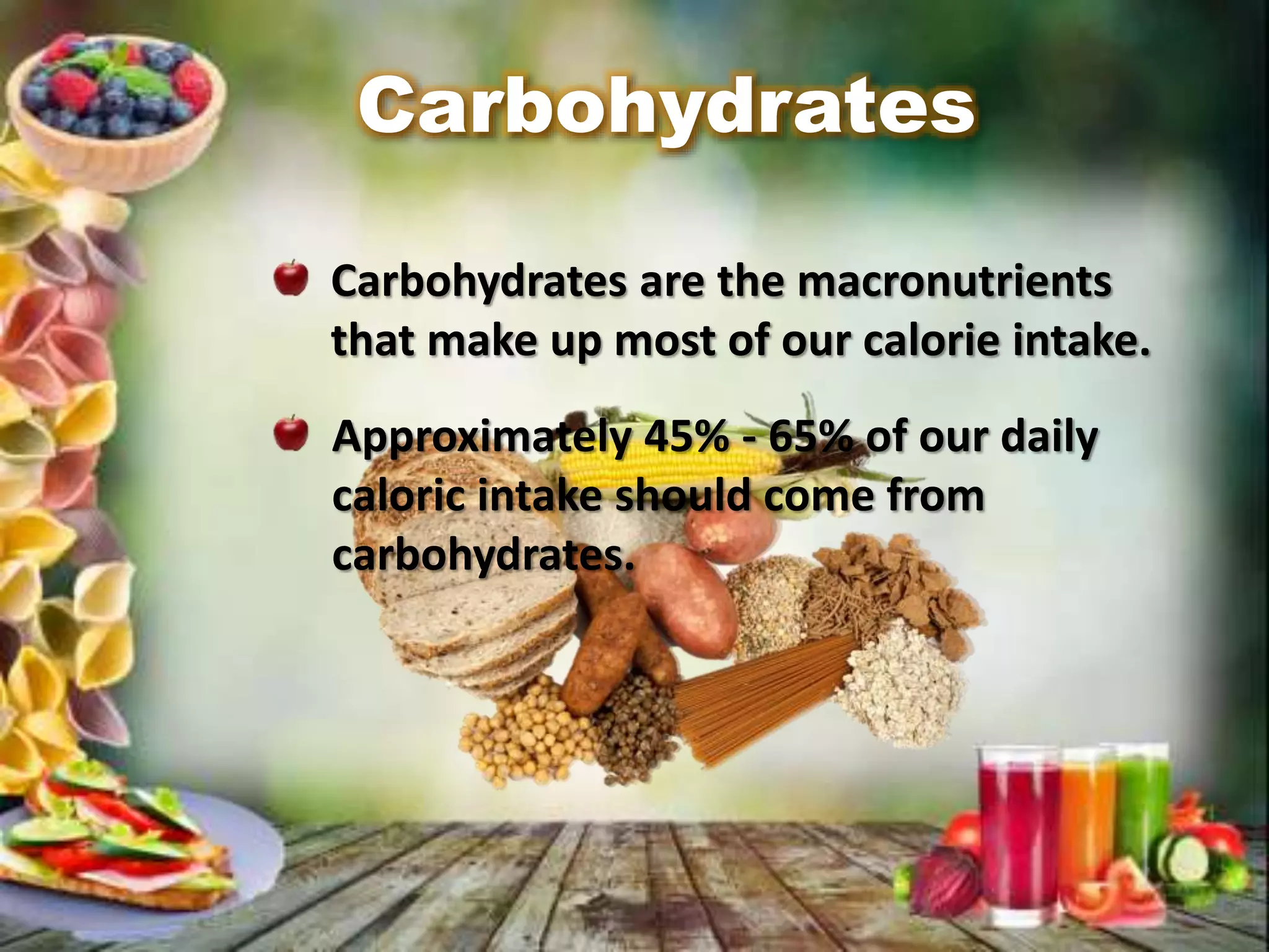Nutrition Basics : Macronutrients | PPTX