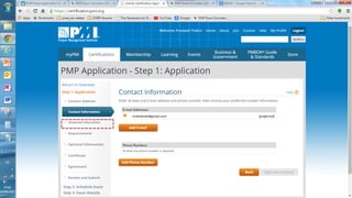 PMP Application form | PPT