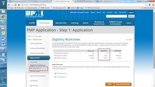 PMP Application form | PPT
