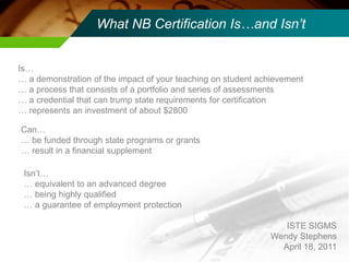 National Boards for School Librarians | PPTX