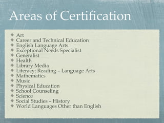 National Board Certification | PPT