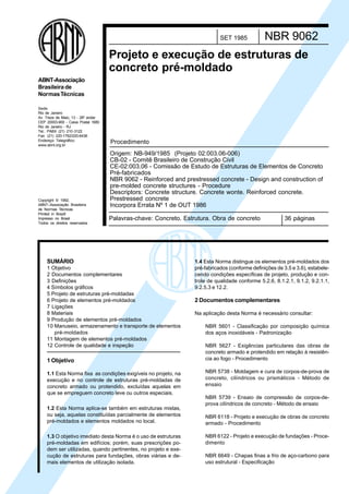 NBR 09062 - 2002 - Projeto e execucao de estruturas de concreto pre-moldado.pdf