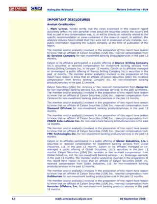 Nabors Industries (NBR) | PDF | Commodities | Economy