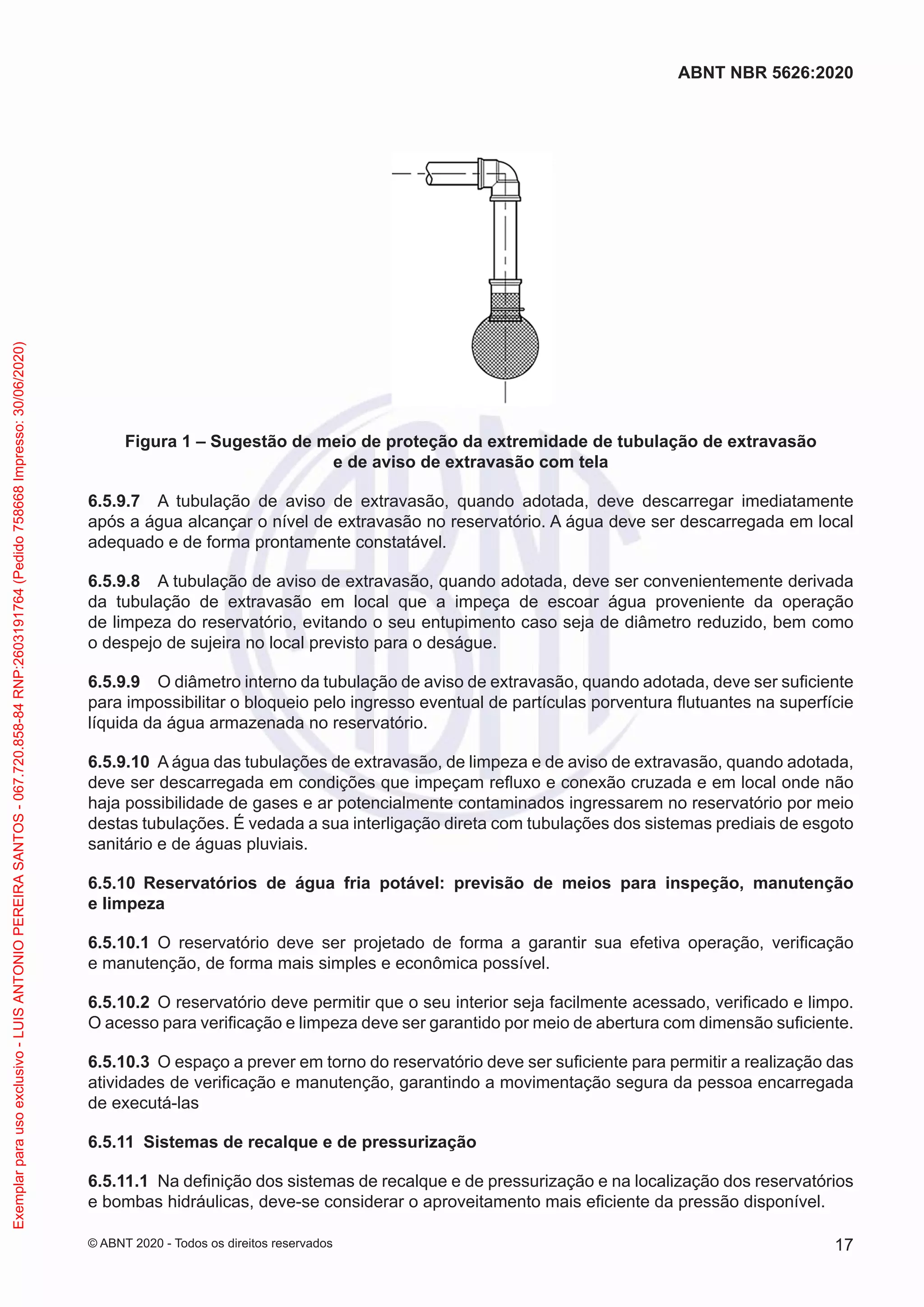 NBR 5626 - 2020 - | PDF