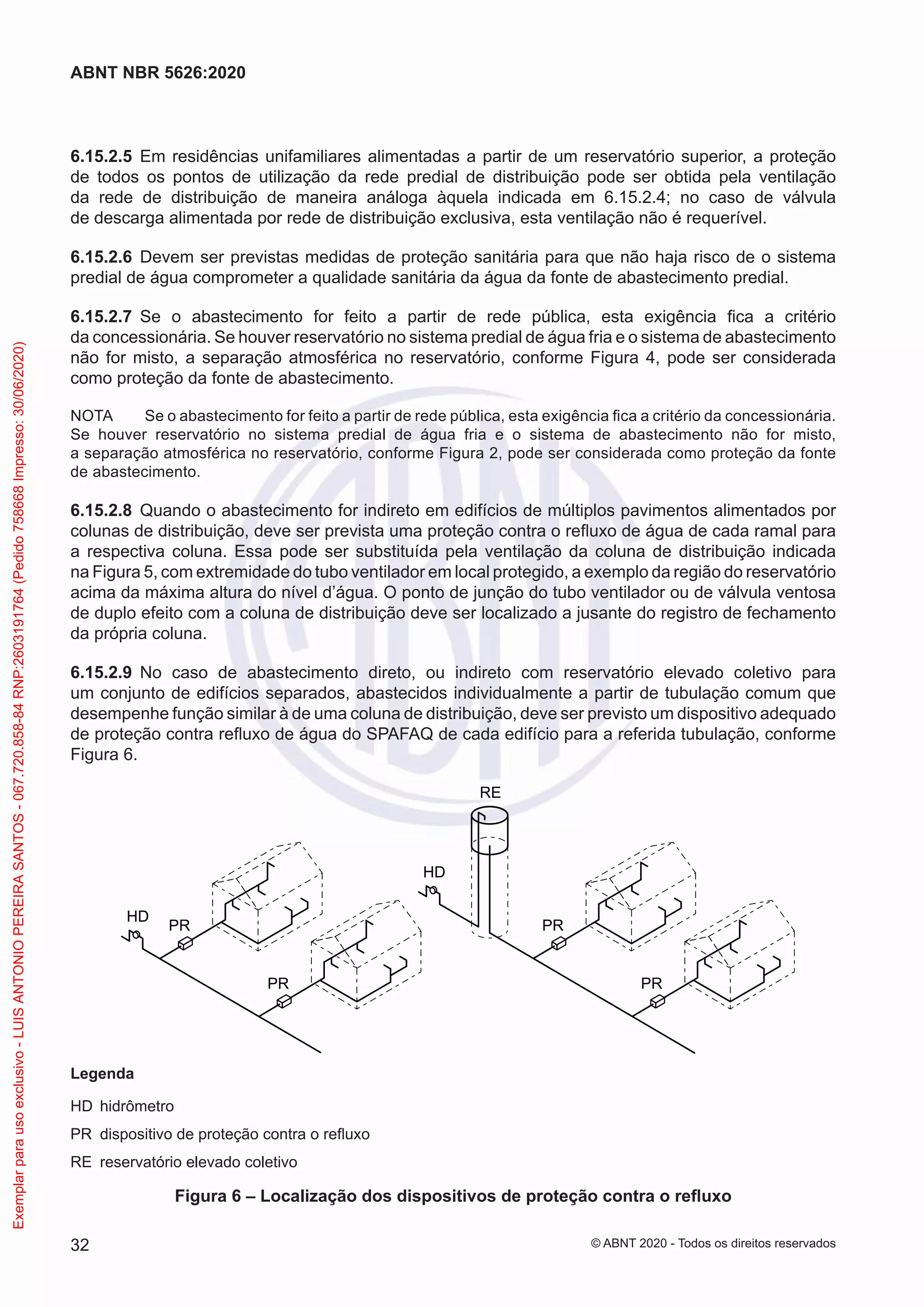 NBR 5626 - 2020 - | PDF