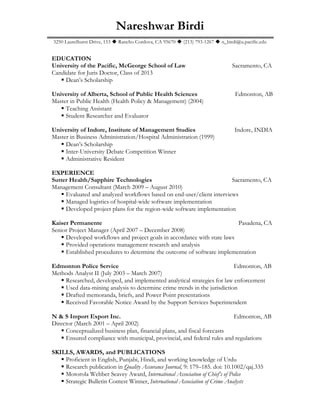 1L Resume | PDF