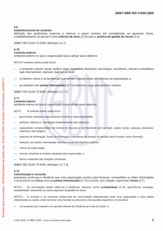 Nbr iso 31000 | PDF