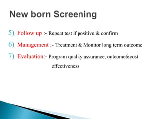 Newborn screening | PPTX