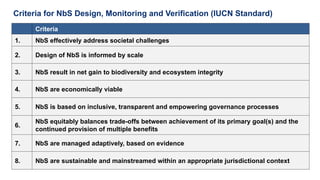 nature based solution for disaster management prevention | PPTX
