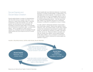 Measuring and Valuing Social Capital: A Guide for Executives | PDF